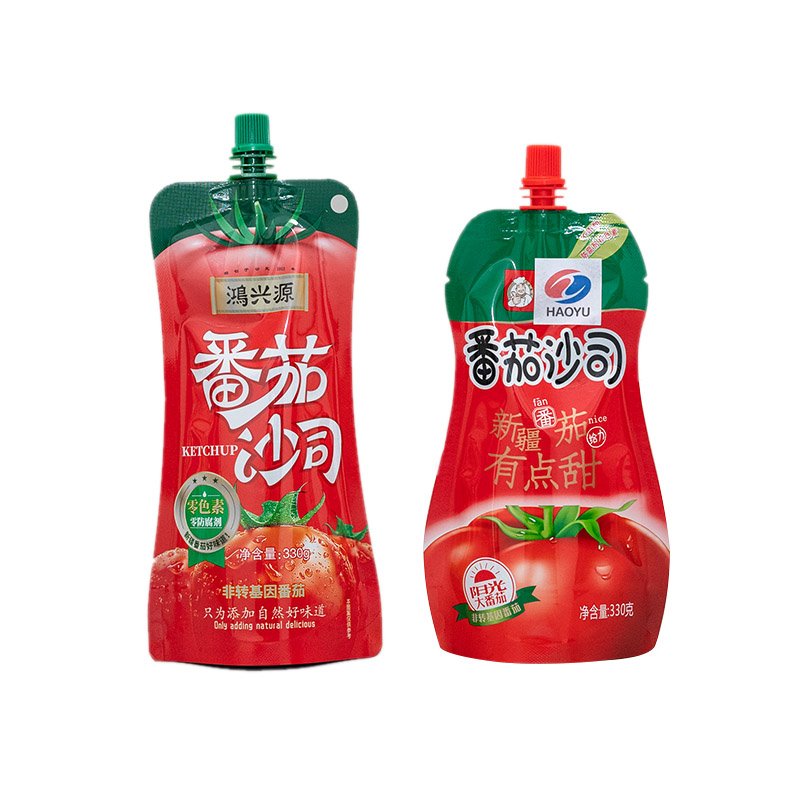 Customized_Spout_Pouches_Plastic_Packaging_For_Tomato_Paste_Stand_Up ...
